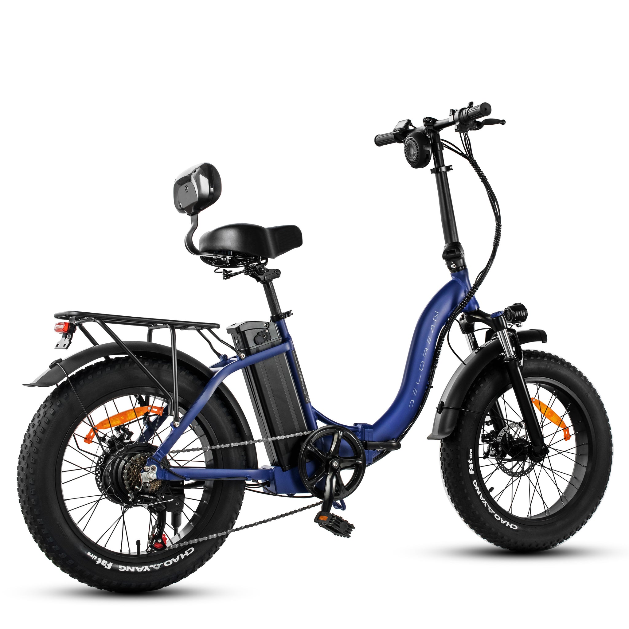 Delorean DM500-Sport Foldable Fat Tire E-Bike (Blue) – Mizari-store